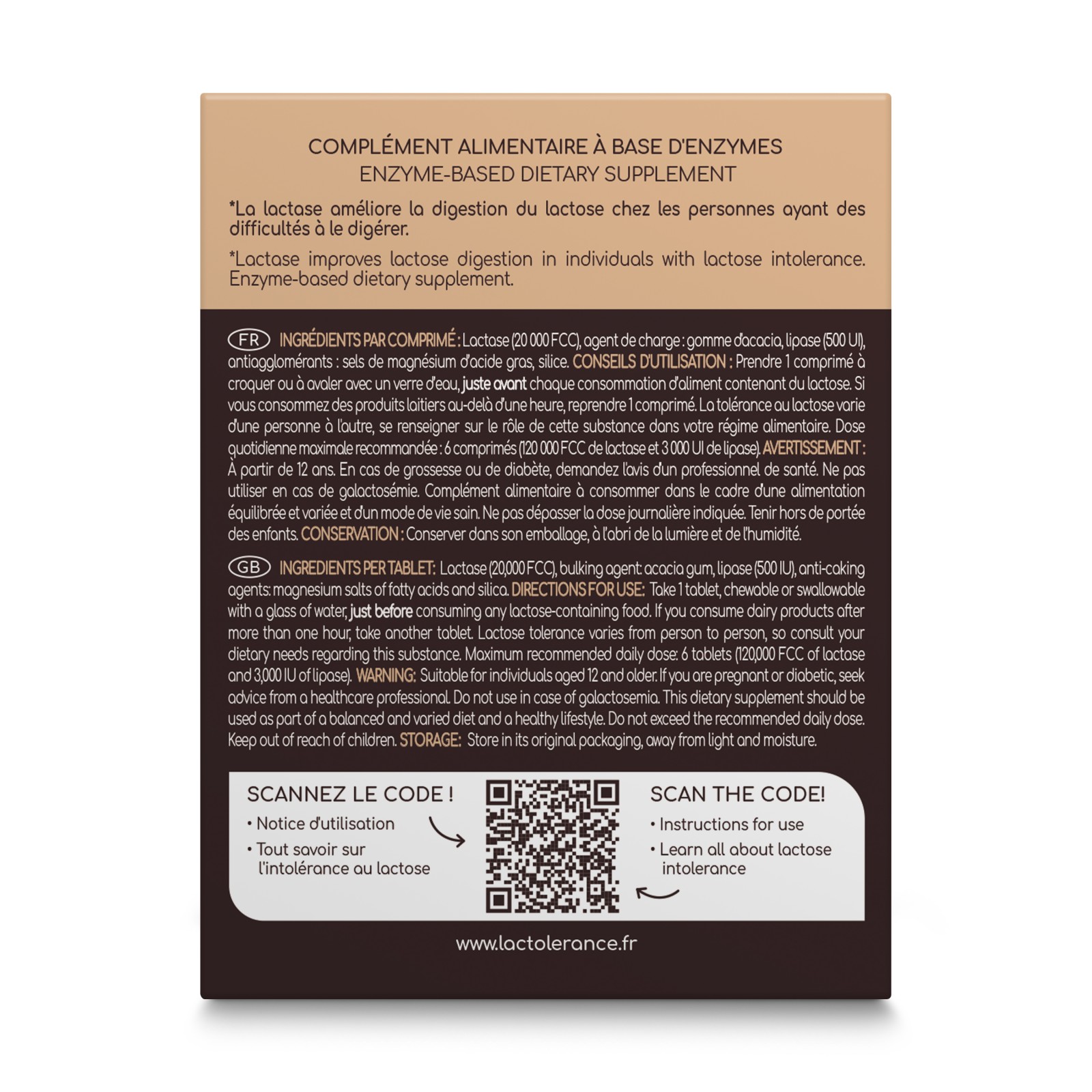 LACTOLERANCE ULTRA - Pack of 434 Tablets with Pill Box and Eco-Refill